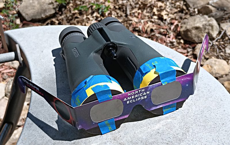 First solar eclipse contact 10:18 PDT - Binoculars - Cloudy Nights